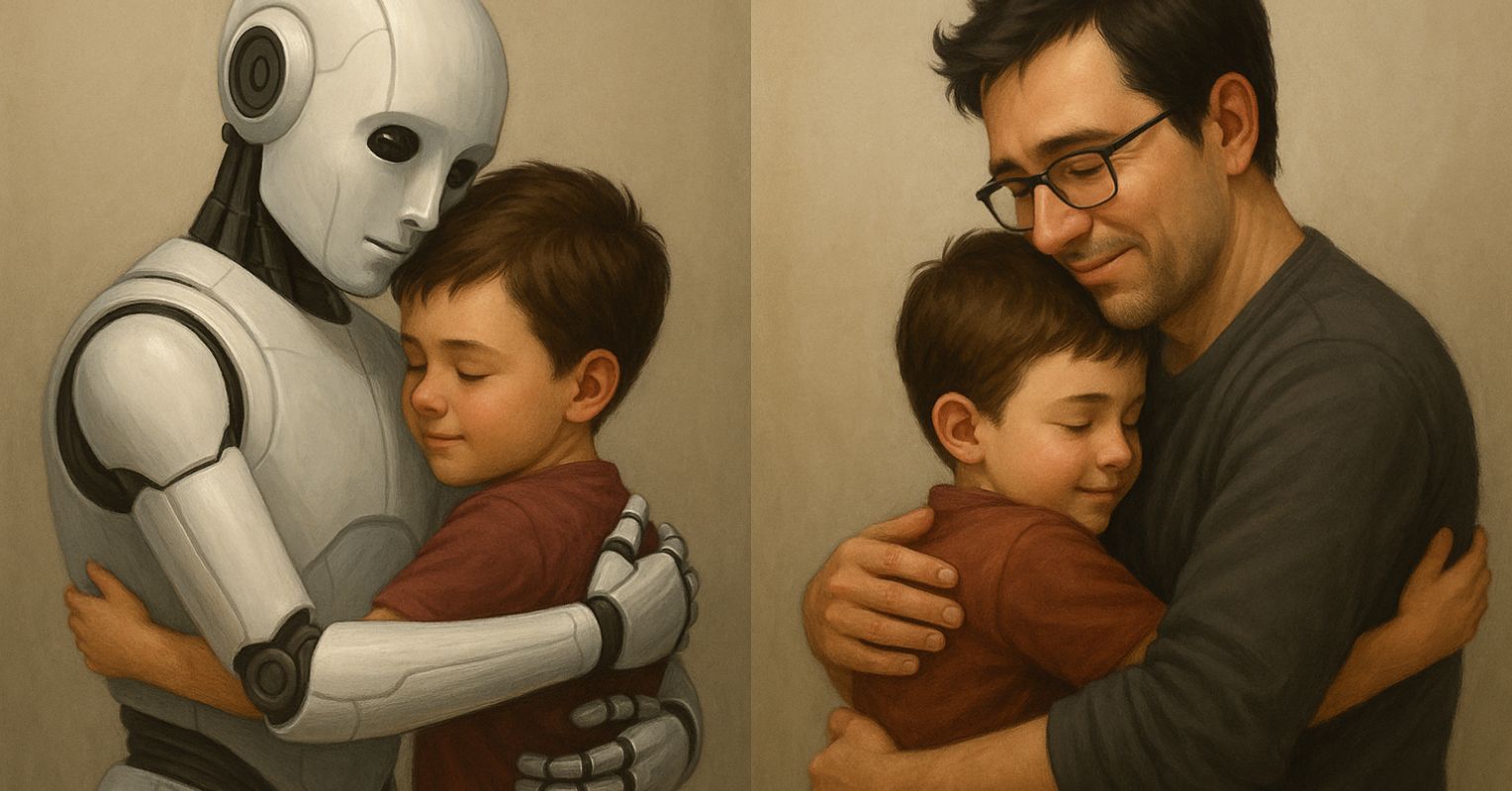 What Is the Real Value of a Hug? AI and Human Connection | Psychology Today